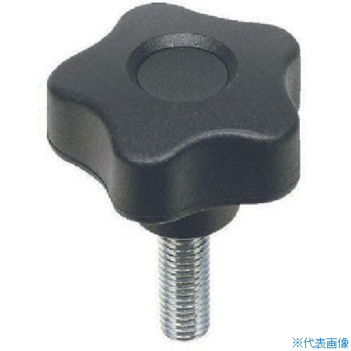 オレンジブック トラスコ中山　TRUSCOELESA スターノブ 外径63mm ねじ径M12×1.75 〔品番:STK60X30N〕[ 注番:8059257]特長●ハンド操作にフィットする五角形タイプのノブです。仕様●外径(mm)：63●ノ...