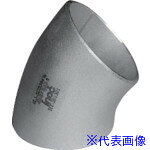 オレンジブック トラスコ中山　TRUSCOinoc 45°エルボ(ロング) 15A 呼び厚さ10S 〔品番:30445EL15A10S〕[ 注番:8064220]特長仕様●呼び径A：15●呼び径B：1/2●H(mm)：15.8●OD(mm)...