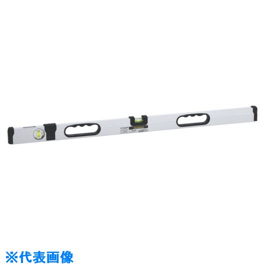 オレンジブック トラスコ中山　TRUSCOエビスダイヤモンド 磁石付Gレベル・土木用 シルバー 900mm 〔品番:ED90GMN〕[ 注番:8066794]特長●6本線気泡管で1/100(1分勾配)・2/100(2分勾配)の測定が出来ます...