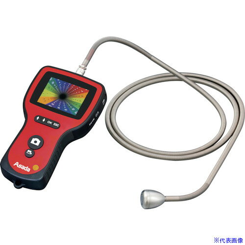 オレンジブック トラスコ中山　TRUSCOAsada クリアスコープ・デジタル302T 〔品番:KN302〕[ 注番:8067975]特長●超ソフトカメラケーブルと標準付属の補助ガイドで、洋式・和式・兼用トイレのトラップもスルスル挿入できま...