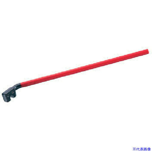 オレンジブック トラスコ中山　TRUSCOモクバ印 バール S型長ハンドル 13mm×500mm 〔品番:D1413〕[ 注番:8069899]特長●曲棒に最適な特殊鋼を使用し、開口部に高周波焼入を施し、高硬度で摩耗しにくく、高い作用性を保...