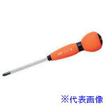 オレンジブック トラスコ中山　TRUSCOKTC グリップドライバー ソフトラウンドドライバ クロスNo.1 軸長150mm 〔品番:D8P115〕[ 注番:8070142]特長●押し回しに適したラウンド形状のグリップで手のひらが痛くなりま...