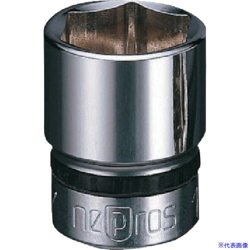 オレンジブック トラスコ中山　TRUSCOnepros 9.5sq.ソケット(六角) 対辺寸法15/16inch 差込角9.5mm 〔品番:NB31516〕[ 注番:8070277]特長●接触面をより大きくすることで薄肉部への応力の集中を低...