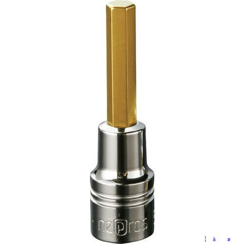 オレンジブック トラスコ中山　TRUSCOネプロス 6.3sq.ヘキサゴンビットソケット 対辺寸法4mm 差込角6.35mm 全長38.7mm 〔品番:NBT204〕[ 注番:8070319]特長●チタンコーティングにより耐摩耗性が向上して...
