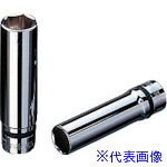 オレンジブック トラスコ中山　TRUSCOネプロス 12.7sq.ディープソケット(六角) 対辺寸法24mm 差込角12.7mm 全長85mm 〔品番:NB4L24〕[ 注番:8070360]特長●接触面をより大きくすることで薄肉部への応力...