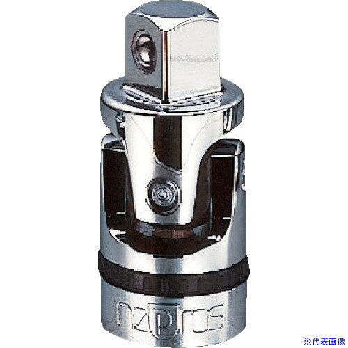 オレンジブック トラスコ中山　TRUSCOネプロス 9.5sq.ユニバーサルジョイント 差込角9.5mm 全長41mm 〔品番:NBJ3〕[ 注番:8070382]特長●3本の回転軸が同軸上のグランドクロス機構により、スムーズな動きとトルク...
