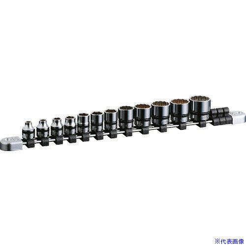 オレンジブック トラスコ中山　TRUSCOネプロス 9.5sq.ソケットセット(12コ組) 差込数9.5mm 6角 12角 〔品番:NTB312XA〕[ 注番:8070549]特長●接触面をより大きくすることで薄肉部への応力の集中を低減する...