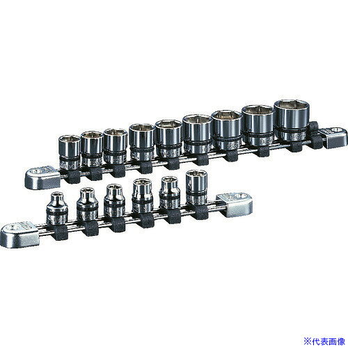 オレンジブック トラスコ中山　TRUSCOネプロス 9.5sq.ソケットセット［15コ組］ 〔品番:NTB315BA〕[ 注番:8070550]特長●接触面をより大きくすることで薄肉部への応力の集中を低減するNパワーフィット形状を採用、ボル...