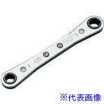 オレンジブック トラスコ中山　TRUSCOKTC 板ラチェットめがねレンチ12×14mm 〔品番:RM12X14〕[ 注番:8070673]特長●強力な板バネにより”カチッ””カチッ”と小気味よい連続音を発し、ラチェット作業ができます。●頭...