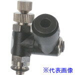 オレンジブック トラスコ中山　TRUSCOチヨダ ミニスピードコントローラβメーターアウト 6mm・M5×0.8 〔品番:MB6RM5O〕[ 注番:8082382]特長●3次元の方向に取出し出来ます。●タッチコネクターフジを内蔵したスピード...