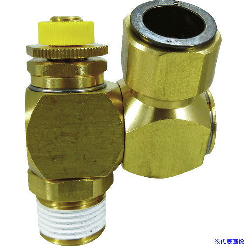 オレンジブック トラスコ中山　TRUSCOチヨダ フジスピードコントローラβ(金属)メーターアウト 10mm・R1/2 〔品番:B1004SCO〕[ 注番:8082461]特長●三次元でのチューブ取り出しができます。●本体が金属製です。仕様...