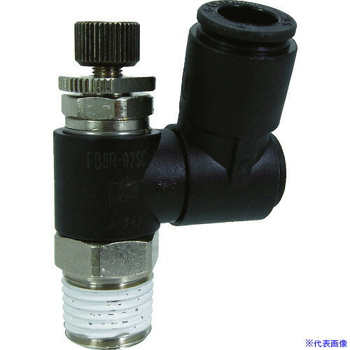 オレンジブック トラスコ中山　TRUSCOチヨダ ファイブスピードコントローラβメーターイン8mm・R1/4 〔品番:FB8R02SCI〕[ 注番:8082725]特長●難燃性PBT樹脂を標準採用し、溶接環境での事故を防止します。●取り出し...