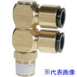 オレンジブック トラスコ中山　TRUSCOチヨダ チューブ継手 フジ ダブルバンジョー(金属) 12mm R3/8 〔品番:1203S2〕[ 注番:8083207]特長●用具不要のワンタッチ着脱です。●チューブへの傷がつきにくいロック構造で...