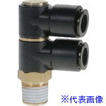 オレンジブック トラスコ中山　TRUSCOチヨダ チューブ継手 フジ ダブルバンジョー(樹脂) 12mm R3/8 〔品番:12R03S2〕[ 注番:8083266]特長●用具不要のワンタッチ着脱です。●チューブへの傷がつきにくいロック構造...