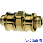 オレンジブック トラスコ中山　TRUSCOチヨダ ユニオンニップル 6mm (10個入) 〔品番:6UN〕[ 注番:8083813]特長●超小型・ミニチュアです。●ソフトポリウレタンチューブがワンタッチ接続できます。●ネジ上部本体の自在性(...