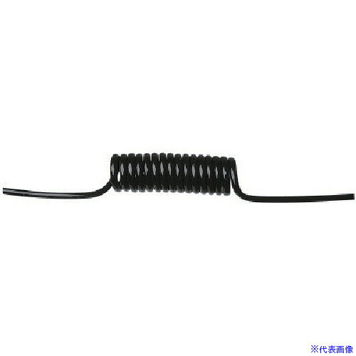 オレンジブック トラスコ中山　TRUSCOチヨダ タッチスパイラルチューブ 8mm/使用範囲1800mm 〔品番:TPS835〕[ 注番:8084305]特長●ポリウレタン樹脂を使用しており、柔軟性に優れています。●外径精度が高いタッチチュ...