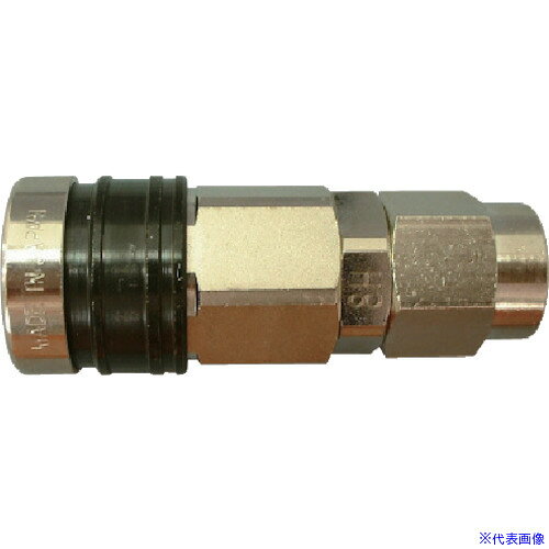 オレンジブック トラスコ中山　TRUSCOチヨダ CHSカップリングソケットMPタイプ 8X12ホース用 〔品番:CHS8HMP〕[ 注番:8084447]特長●Oリングシール構造によりエア漏れしにくい構造です。●耐久性を考えて全パーツを金...