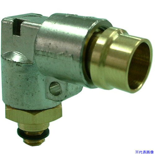 オレンジブック トラスコ中山　TRUSCOチヨダ フジHタイプメイルエルボ 6mm・M5X0.8 〔品番:6M5MLH〕[ 注番:8084638]特長●用具不要のワンタッチ着脱です。●チューブへの傷がつきにくいロック構造です。●ボディが金属...