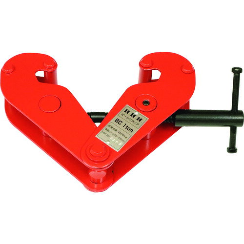 オレンジブック トラスコ中山　TRUSCOHHH ビームクランプ 5t 〔品番:BC5TON〕[ 注番:8086969]特長●設置が簡単で、定形外のビームにも取り付けできます。●ビームへの取り付け、取り外しはハンドルを廻すだけで簡単・迅速に...