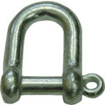 オレンジブック トラスコ中山　TRUSCOHHH ネジシャックル電気メッキ19mm 〔品番:NS19〕[ 注番:8087173]特長●メッキ加工をしています。用途●ワイヤーと金具類の接続など。仕様●ねじ径：W3/4●B(mm)：38●D(m...
