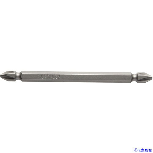 オレンジブック トラスコ中山　TRUSCOVESSEL ドライバービット B43P(+)2×110H 〔品番:B43P2100H〕[ 注番:8106930]特長●刃先の折れを低減する新形状で耐久性UPしました。●大量ロット生産で品質の安定と...