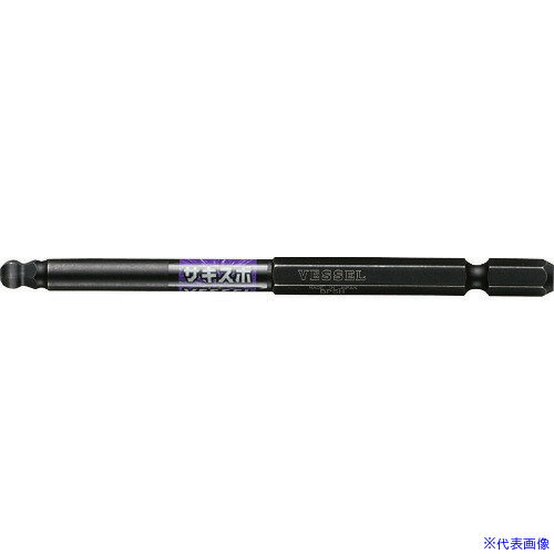 オレンジブック トラスコ中山　TRUSCOVESSEL 段付サキスボボールポイントビットSS16BP 対辺5.0×100mm 〔品番:SS16BP5010〕[ 注番:8106945]特長●六角穴付きボルト、六角穴付き止めネジ用のビットです。...