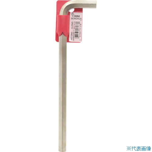 オレンジブック トラスコ中山　TRUSCOBONDHUS 六角L−レンチ エクストラロング 11mm No.17178 〔品番:ZL11MM〕[ 注番:8107946]特長●ブライトガード［［TM上］］は、クローム以上に光沢のあるメッキです...