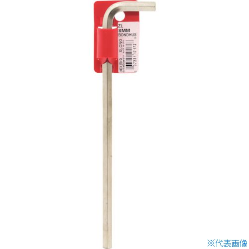 オレンジブック トラスコ中山　TRUSCOBONDHUS 六角L−レンチ エクストラロング 8mm No.17172 〔品番:ZL8MM〕[ 注番:8107948]特長●ブライトガード［［TM上］］は、クローム以上に光沢のあるメッキです。●...