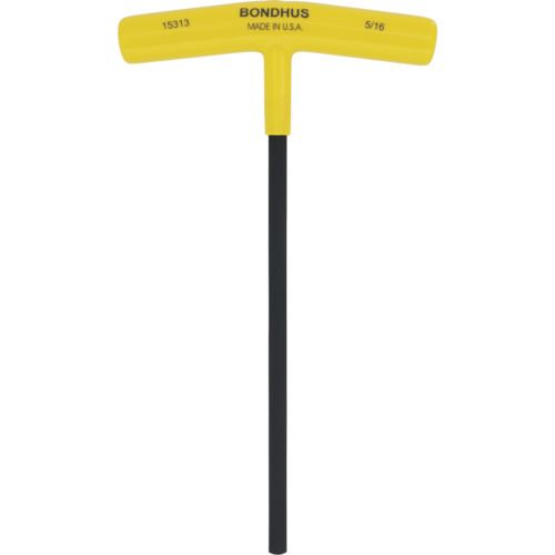 オレンジブック トラスコ中山　TRUSCOBONDHUS 全長229mm 六角T−ハンドル 5/16 No.15313 〔品番:9HT516〕[ 注番:8108112]特長●スチール製ハンドルを採用しています。●グリップはクッショングリップ...
