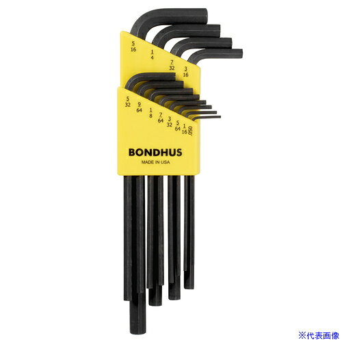 オレンジブック トラスコ中山　TRUSCOBONDHUS 六角L−レンチ ロング インチ セット12本組(0.050−5/16) No.12136 〔品番:HLX12〕[ 注番:8108443]特長●プロテニアム［［R上］］合金鋼使用のハイ...
