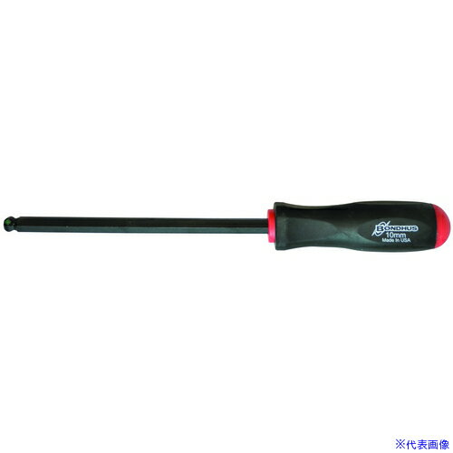 オレンジブック トラスコ中山　TRUSCOBONDHUS プロホールド(ネジつかみ機能付ドライバー) 10mm No.74676 〔品番:PBS10MM〕[ 注番:8108535]特長●ネジを傷つけないネジを保持できる六角ボールポイントドラ...