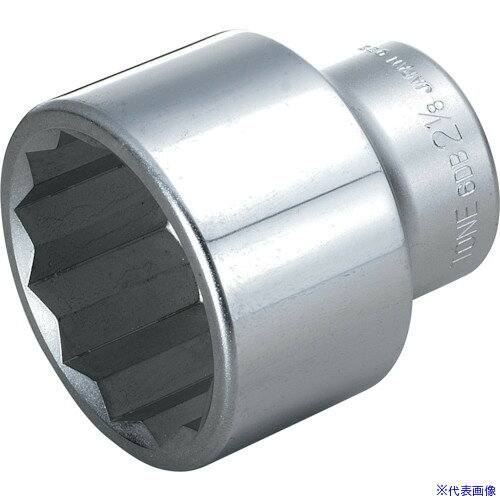 オレンジブック トラスコ中山　TRUSCOTONE ソケット(インチ) (12角) 吋目 3/4inch 全長50mm 〔品番:6DB24〕[ 注番:8109271]特長●スタンダードタイプの対辺12角形状です。●差し込み後、トルクをかけて...