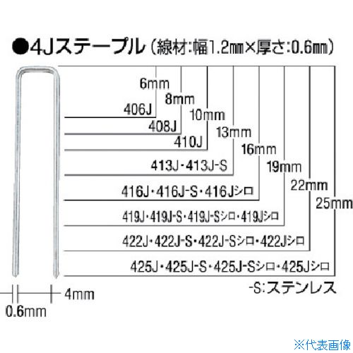 オレンジブック トラスコ中山　TRUSCOMAX ステンレスステープル 肩幅10mm 長さ8mm 5000本入り 〔品番:1008JS〕[ 注番:8111002]特長●タッカ用10Jステープルです。●JIS A 5556(工業用ステープル）...