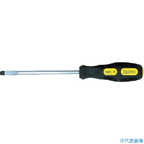 オレンジブック トラスコ中山　TRUSCOKo−ken ドライバーマイナス(マグネット入り) 〔品番:168S6〕[ 注番:8118194]特長●スタンダードなドライバーです。●独自形状のグリップは強力なトルクを発生します。仕様●刃先：［［...
