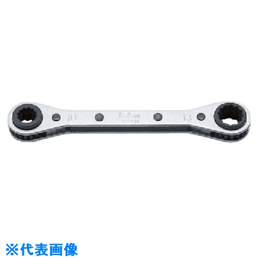 オレンジブック トラスコ中山　TRUSCOKo-ken 両面ラチェットスパナ 〔品番:102KM.BH8.10X12.13〕[ 注番:8118255]特長仕様●8・10mm×12・13mm●両面ラチェットスパナ仕様2材質/仕上セット内容/付...