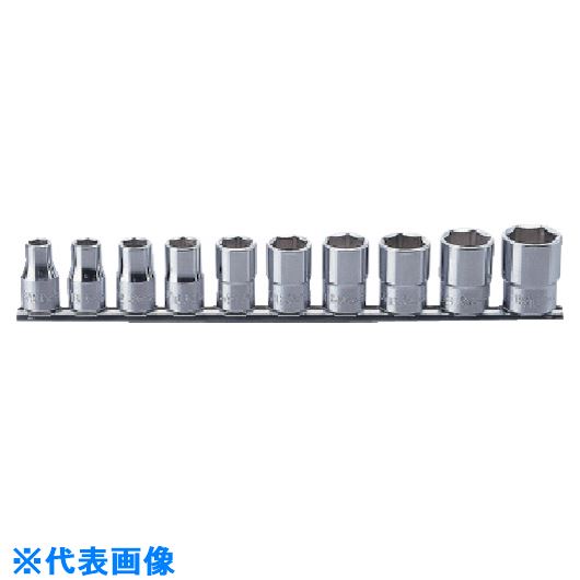 オレンジブック トラスコ中山　TRUSCOKo−ken 6角ソケットセット 〔品番:RS4400A10〕[ 注番:8118364]特長仕様●差込角(mm)：12.7仕様2●1/2(12.7mm)差込●10ヶ組●6角ソケットレールセット材質/...