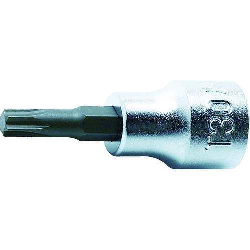 オレンジブック トラスコ中山　TRUSCOKo-ken トルクスビットソケット T10 差込角9.5 先端2.7 50L 〔品番:3025.50T10〕[ 注番:8118808]特長●ラチェットハンドルを始めとする各種ハンドル類と組み合わせ...