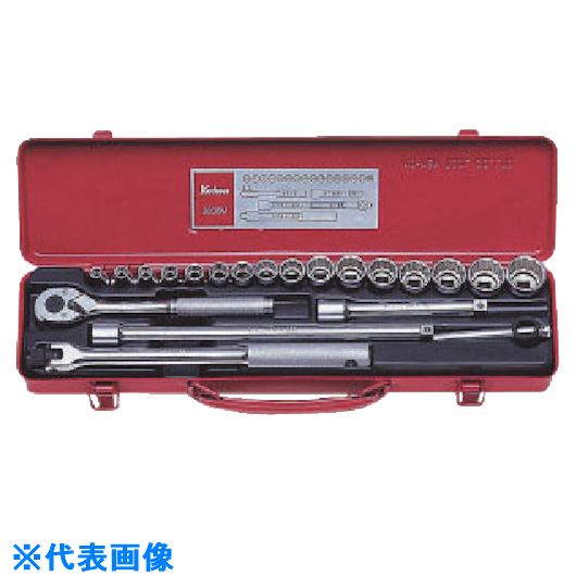 オレンジブック トラスコ中山　TRUSCOKo-ken ソケットセット 差込角9.5mm 〔品番:3206A〕[ 注番:8118855]特長仕様●差込角(mm)：9.5仕様2材質/仕上セット内容/付属品注意原産国（名称）日本JANコード49...