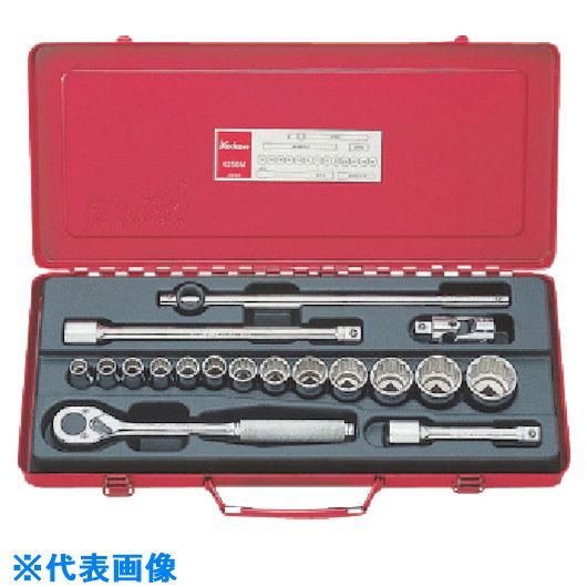 オレンジブック トラスコ中山　TRUSCOKo-ken ソケットセット 差込角12.7mm 〔品番:4250M〕[ 注番:8119358]特長仕様●差込角(mm)：12.7仕様2材質/仕上セット内容/付属品注意原産国（名称）日本JANコード...