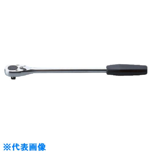 オレンジブック トラスコ中山　TRUSCOKo−ken ラチェットハンドル 差込角12.7mm 〔品番:4749J380〕[ 注番:8119502]特長●高トルク作業に最適なロングラチェットハンドルです。仕様●歯数(枚)：24●差込角(mm...