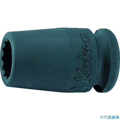 オレンジブック トラスコ中山　TRUSCOKo−ken 12角インパクトソケット 〔品番:13405M8〕[ 注番:8120463]特長●ボルト／ナットに接する開口部(12角)はもちろんのこと、差込側の四角駆動部にも角を傷めずハイトルクを確...