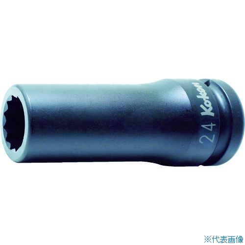 オレンジブック トラスコ中山　TRUSCOKo−ken 12角インパクトディープソケット 差込角19.0mm 対辺17mm 〔品番:16305M17〕[ 注番:8121000]特長●ボルト／ナットに接する開口部(12角)はもちろんのこと、差...