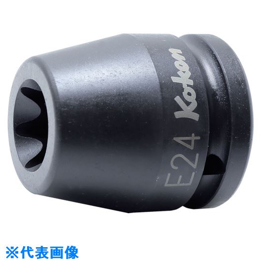 オレンジブック トラスコ中山　TRUSCOKo−ken インパクトトルクスソケット 差込角19mm 対辺E22 〔品番:16425E22〕[ 注番:8121162]特長仕様●差込角(mm)：19.0●対辺寸法(mm)：E22●適合ピン：A6...
