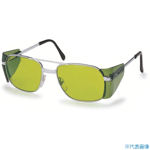 オレンジブック トラスコ中山　TRUSCOYAMAMOTO 二眼形遮光めがね レンズ色グリーン 〔品番:YM21.7〕[ 注番:8121979]特長●レンズ交換が可能です。●つる調整可能です。耳のかけ具合に合わせて手で曲げて調整可能です。用...
