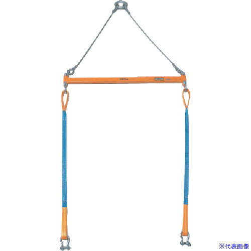 オレンジブック トラスコ中山　TRUSCOスーパー 2点吊用天秤 容量:600kg スパン長:2000mm 〔品番:PSB620〕[ 注番:8130802]特長●安全とバランスのよい吊り上げ作業のための専用天秤です。用途●ハウジング用パネル...