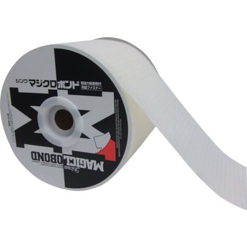 オレンジブック トラスコ中山　TRUSCOShinwa マジクロボンド メス 強粘着付 100mm×5m 白 〔品番:2W3L5UC1005W〕[ 注番:8131269]特長●ナイロン素材で繰り返しの脱着にも耐久性があります。●片面のみでの...