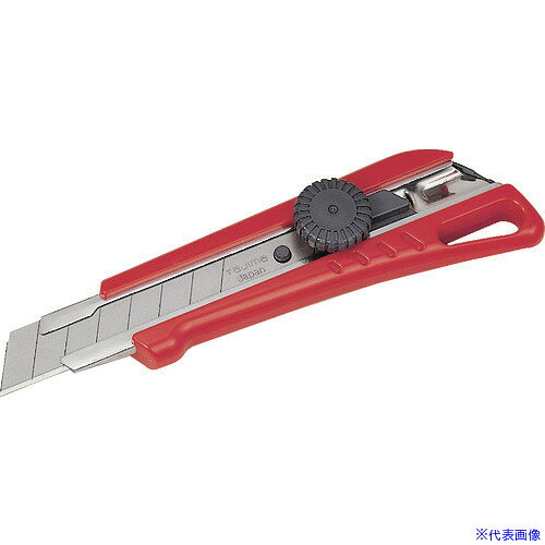 オレンジブック トラスコ中山　TRUSCOタジマ カッターナイフ 内蔵ネジプロ(赤) 〔品番:LC521RBL〕[ 注番:8134388]特長●強力ネジ式ロックです。●ボディ内に2枚の替刃を内蔵できます。●頑丈な0.8mm厚ブレードホルダー...