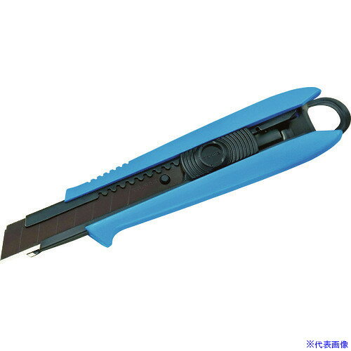 オレンジブック トラスコ中山　TRUSCOタジマ ドライバーカッターL500 フレンチブルー 〔品番:DCL500FBCL〕[ 注番:8134895]特長●オートロック式(ロック力25キロ)です。●ホルダー全体に焼入したステンレス鋼を採用し...