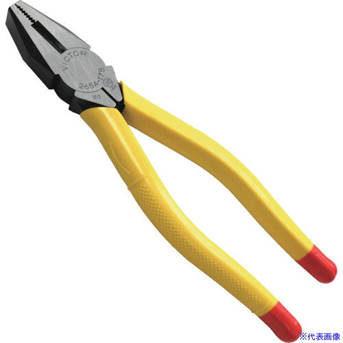 オレンジブック トラスコ中山　TRUSCOVictor ペンチ175MM成型カバー付 〔品番:265A175〕[ 注番:8144675]特長●JIS(B4623)規格品です。●標準的なペンチで幅広い用途に使用できます。用途●電気工事・金工作...
