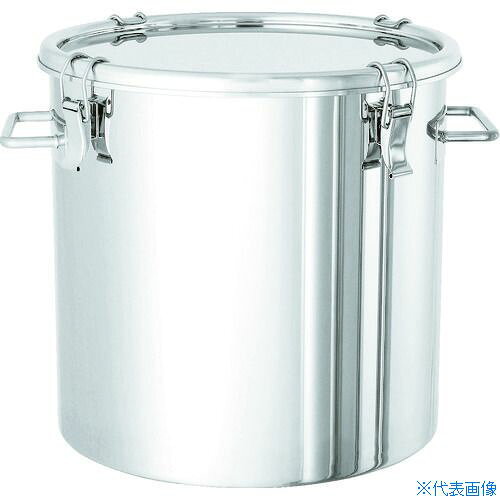オレンジブック トラスコ中山　TRUSCOMONOVATE ステンレスタンク サニタリークリップ式密閉タンク 10L 〔品番:SMACTH24〕[ 注番:8147200]特長●全周溶接で洗浄液や異物がたまりにくいステンレス容器です。●洗浄時...